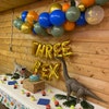 Three Rex Balloons 3 Rex Balloons Dinosaur Party T Rex Balloon Dinosaur ...