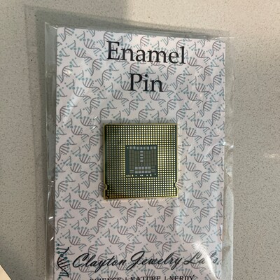 CPU Processor Chip Hard Enamel Pin - Etsy