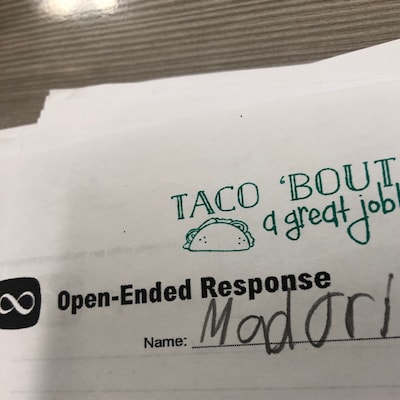 Funny Taco Bout A Great Job Teacher Stamp, Grading Stamps, School Stamp ...