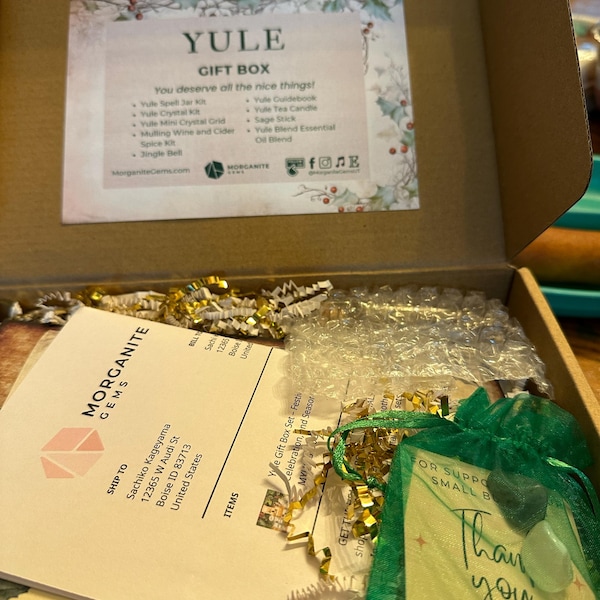 Yule Crystal Set, Winter Solstice Crystal Set, Winter Solstice Kit ...