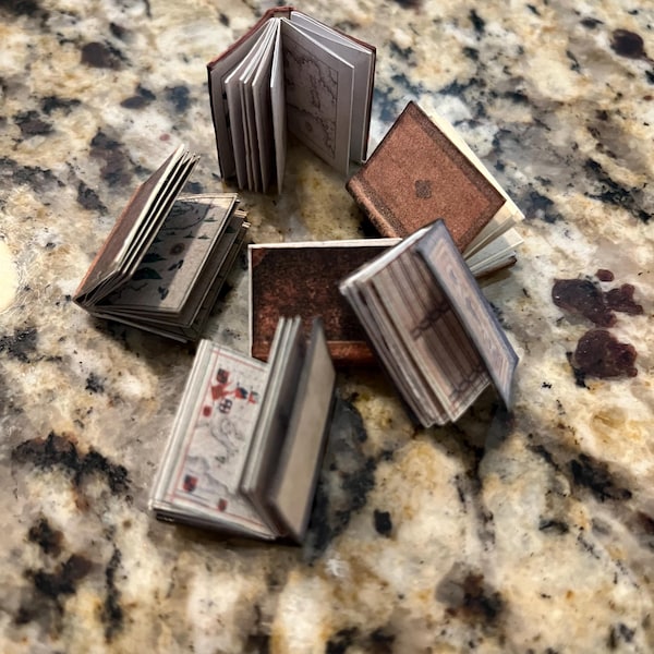 Miniature Occult Book Collection - Digital Download - Set of 5 & Bonus ...