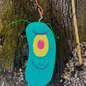 Pumpkin Pinata Fall Themed Gender Reveal Pink Blue Footprints - Etsy