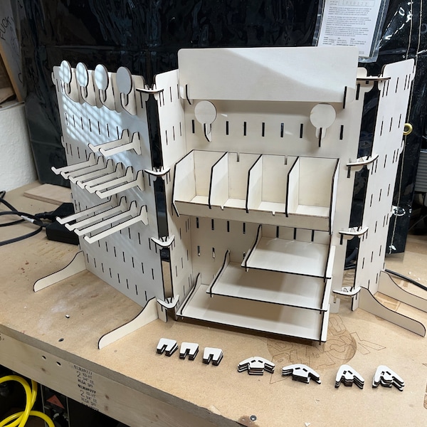 Modular Display Rack for Vendors, SVG, Laser Cutting File, Digital ...