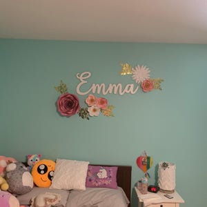 Personalized Wooden Name Sign for Nursery Custom Name Sign Name Wall ...