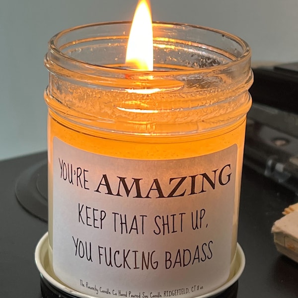 Happy New Home Candle/funny Candle/new Home Gift-housewarming Gift-soy ...