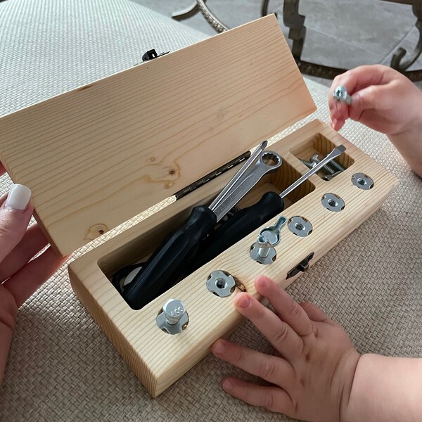 Multi-tool Board for Little Hands, Montessori, Real Tools for Little ...