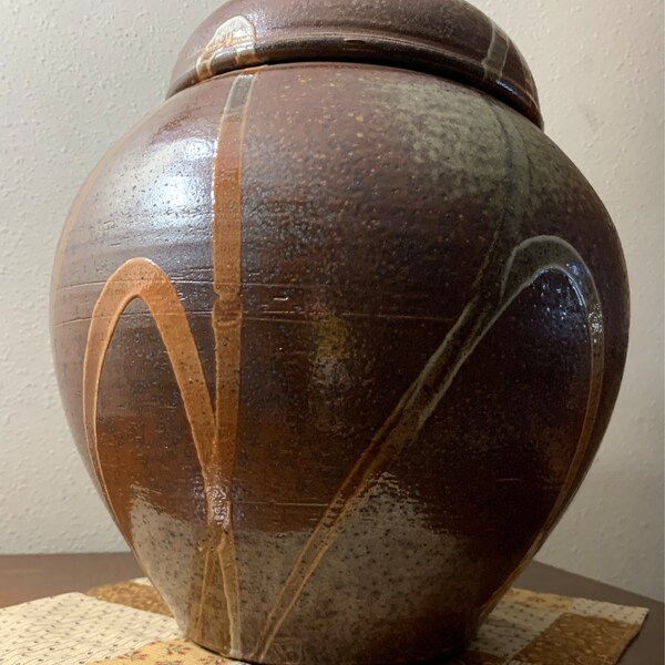 3 Gallon Handmade Wheel Thrown Stoneware Onggi Jar With Fermentation ...