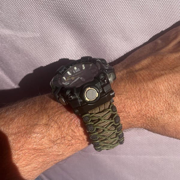 Personalized Paracord Watch Band for Apple Watch Series 1, 2, 3, 4, 5 ...