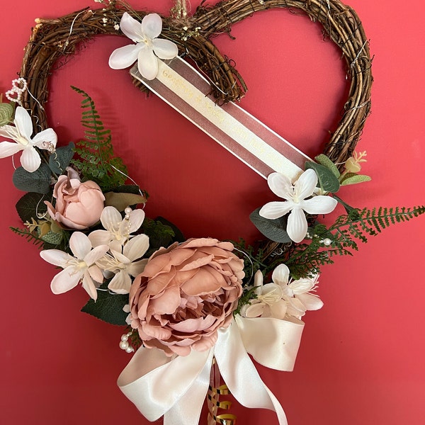 Personalised WEDDING ANNIVERSARY Ribbon Customised for Silver, Ruby ...