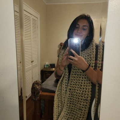 Wednesday Addams Inspired Snood Enid Scarf Infinity Scarf With - Etsy