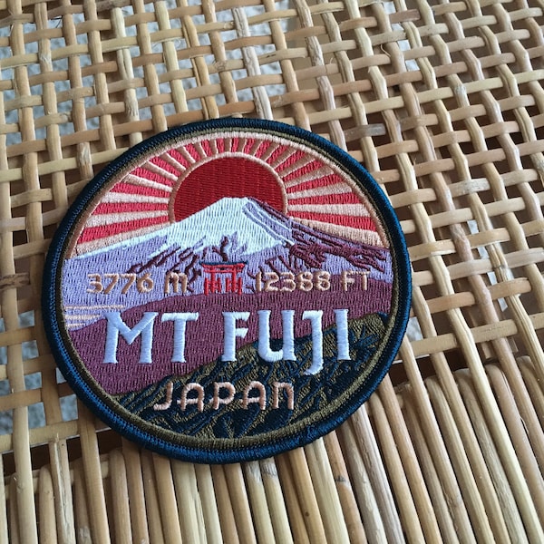 Mt Fuji Japan Patch - Etsy