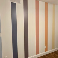 Giant Rainbow Stripes Wall Decals, Rainbow Wall Decal, Nursery Room ...