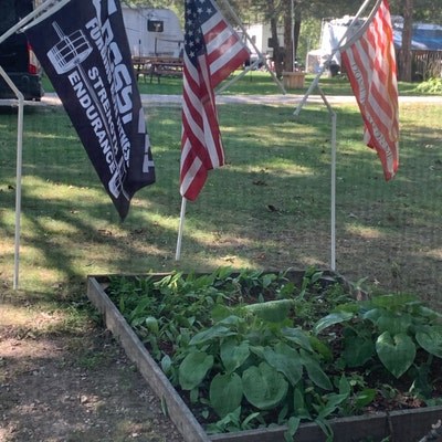 Rotating PVC Flag Pole Complete Set Just Add Your Own 3X5 Flag. - Etsy