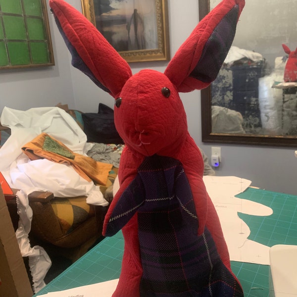 Velveteen Rabbit Sewing Pattern Bunny Rabbit Stuffed Animal Soft Toy ...