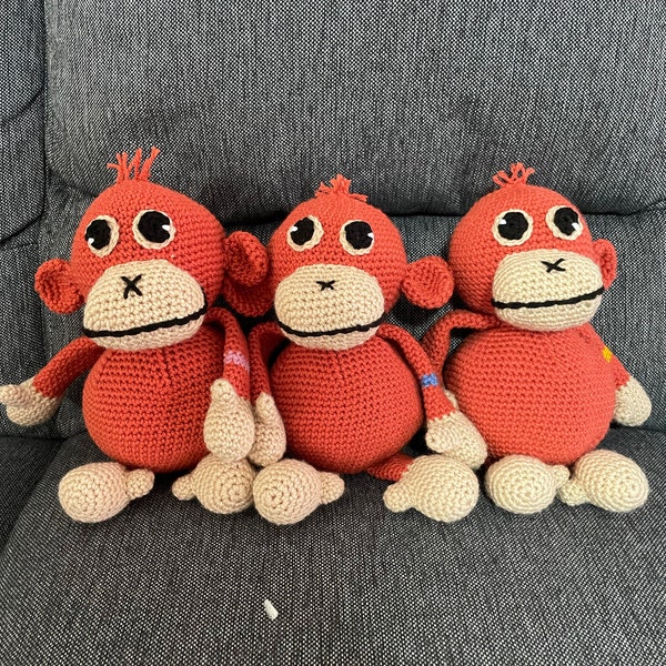 Crochet Pattern Orangutan - Etsy