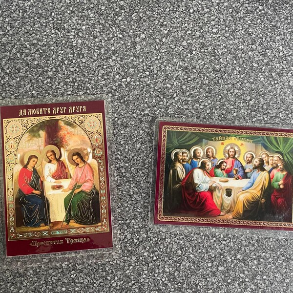 24pcs Orthodox Christian Icons Images of St Nicholas Wonderworker, St ...