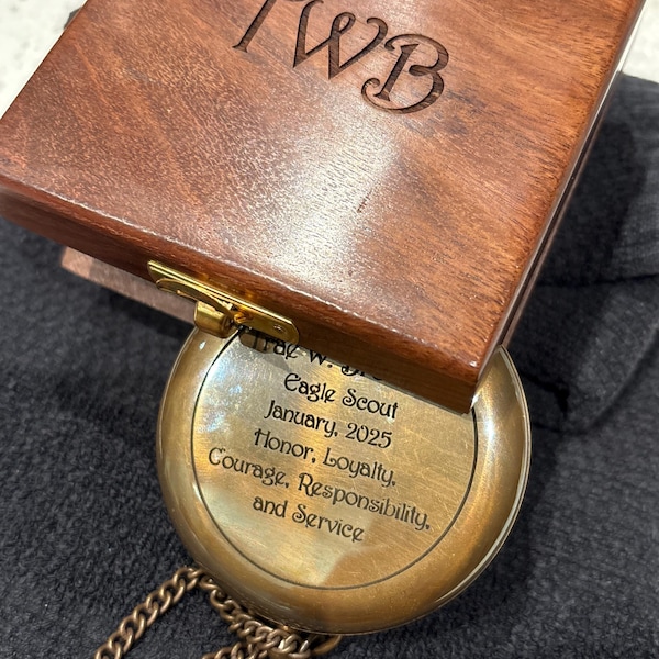 Engraved Custom Compass – Perfect Personalized Gift for Adventurers ...