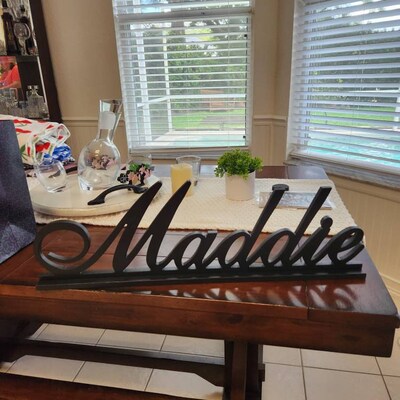 Wooden Alphabet Letters Set, PAINTED Wooden Letters, Wall Hanging ...