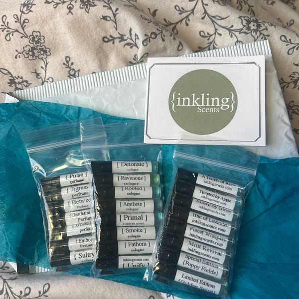 22 Sample Pack- Try ALL of Our Scents - Pure Perfume & Essential Oils ...