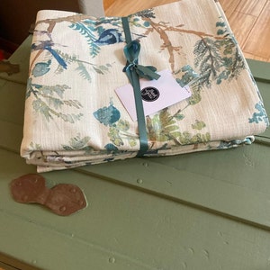 Drapery Panels and Valances in Covington Avondale Vintage Toile Fabric ...