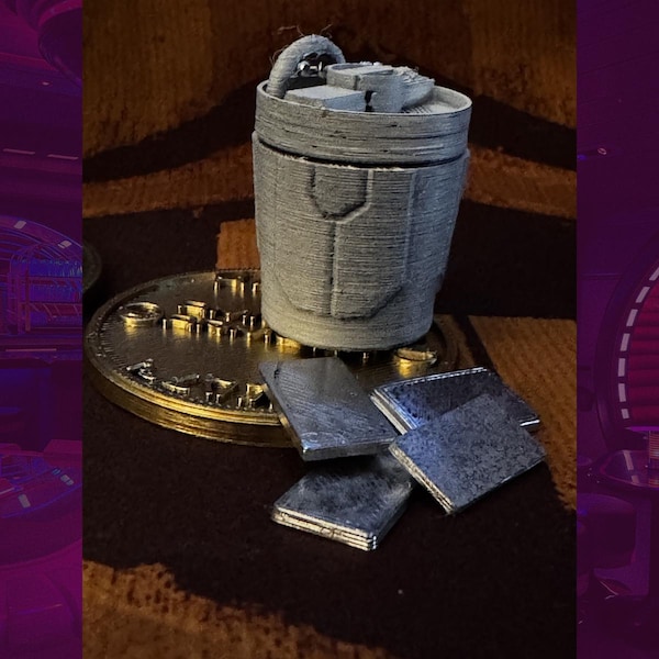 Mandalorian Inspired Camtono Keychain - Etsy