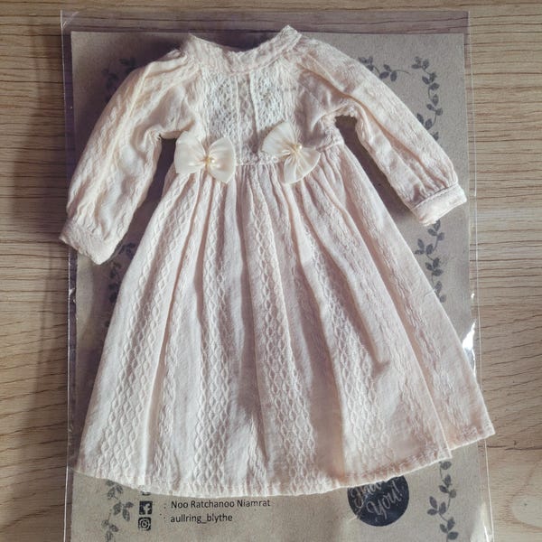 Blythe Two Piece Set, Blythe Vintage Dress, Blythe White Dress, Neo ...
