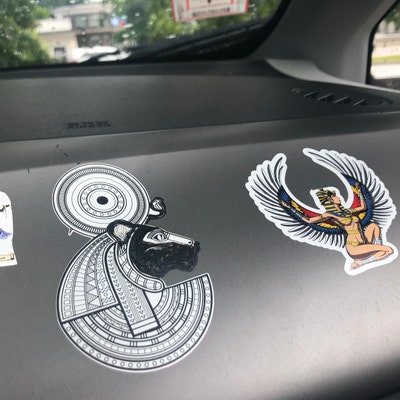 Bastet Egyptian Cat Goddess Sticker Sekhmet Sticker Ancient Egypt ...