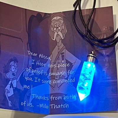 Disney's Atlantis the Lost Empire Kida Crystal Handcrafted Glowing ...