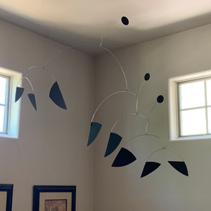 Triangle Mobile / Blue & Yellow - Etsy