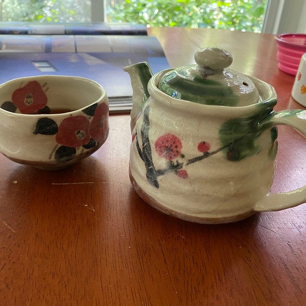 Japanese Crafted Ocean Wave Teapot Set Shizen Cha - Etsy