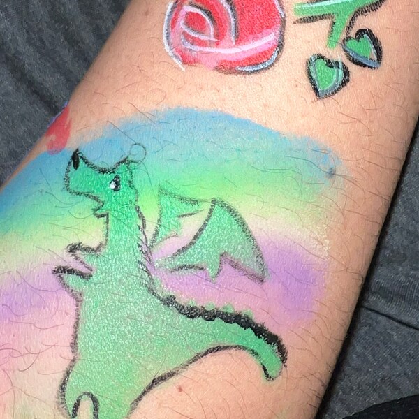 Mermaid Scale Pattern Face Painting Stencil - Etsy