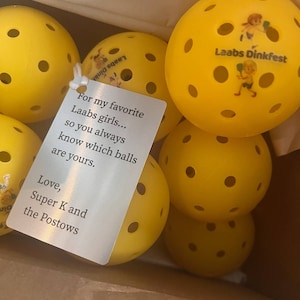 Personalized Pickleballs: Awesome Custom Pickleballs Gift. UV Printed ...