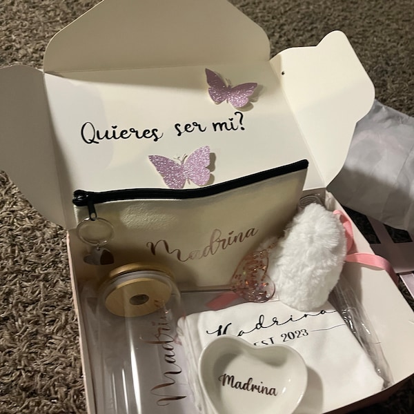 Madrina Proposal Gift Box - Etsy