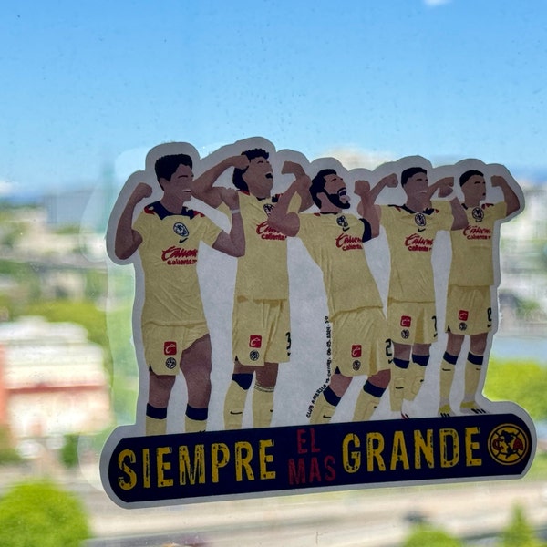 Club America Muscle Pose Sticker Chivas Vs America Concacaf Game 2024 ...