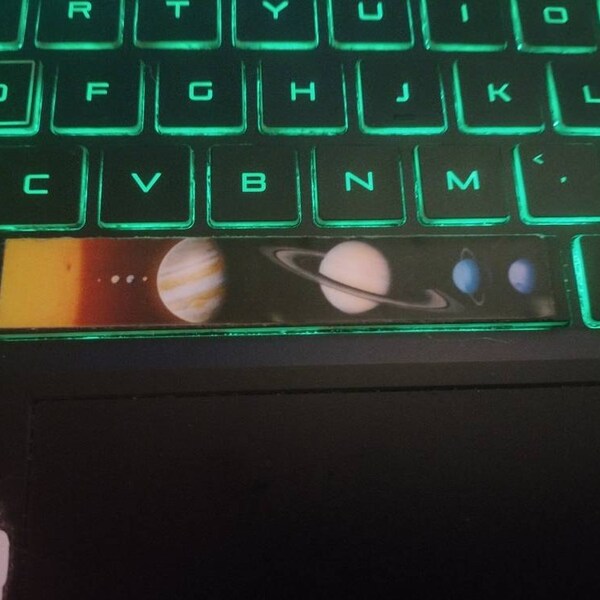 Spacebar Sticker, Solar System Stickers, Laptop Stickers, Keyboard ...