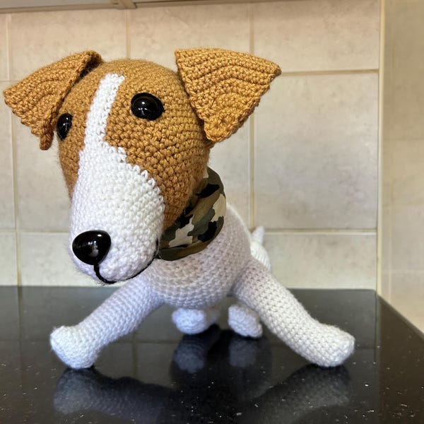 Jack Russell Crochet Pattern: Amigurumi Puppy Dog (PDF Pattern) - Etsy