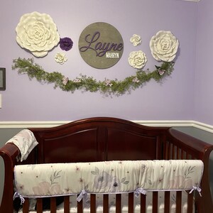 Floral Nursery Inspiration Custom Nursery Sign Baby Shower | Etsy