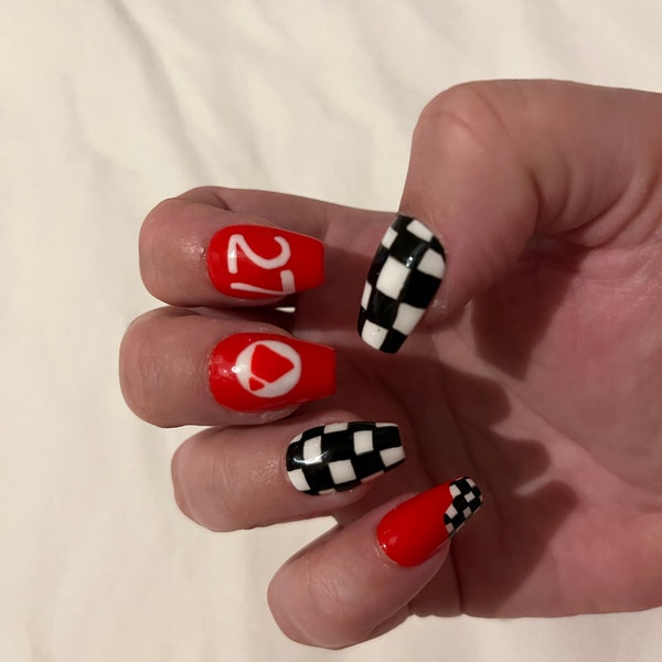 Ultimate F1 Inspired Nails - Etsy