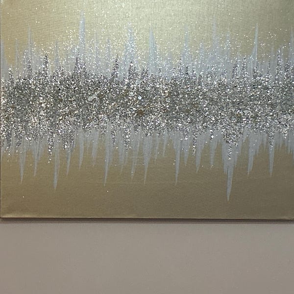 Champagne Gold Lilac Purple Glitter Decor, Z Gallerie Inspired, Glitter ...