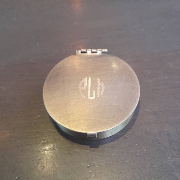 Clean and Simple Small 1.6" Round Brass Pill or Trinket Box — Perfect ...