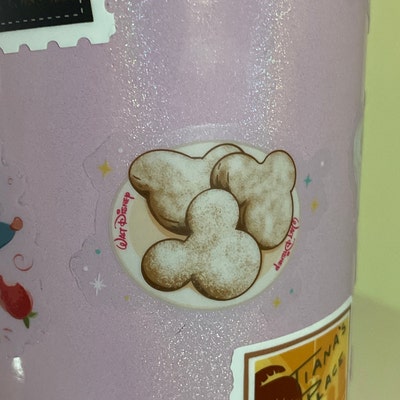 Disney Beignets Transparent Sticker/ Pixie Dust Food Snacks Hidden ...