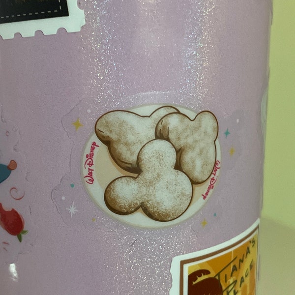 Disney Beignets Transparent Sticker/ Pixie Dust Food Snacks Hidden ...