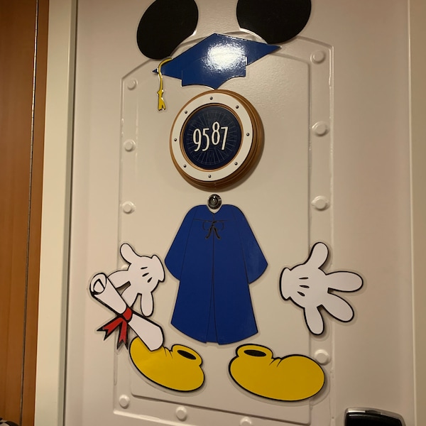 Disney Cruise Door Magnet Graduation Mickey Mouse Magnet Set Chose Your ...