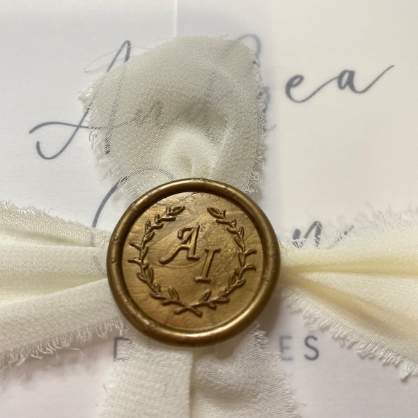 Wax Seal Stickers Custom, Personalized Wax Seal Stickers, Monogram ...