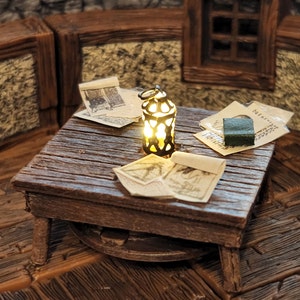 CUSTOM Sign Notice Board Miniature With Character Wanted - Etsy