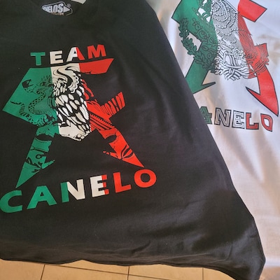 Saul El Canelo Team Canelo Mens Shirt Boxing-new Canelo Flag White - Etsy