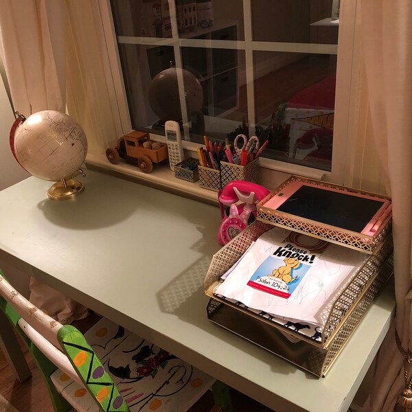 BLU MONACO Paper Organizer Storage: Portable File Box With Handle ...