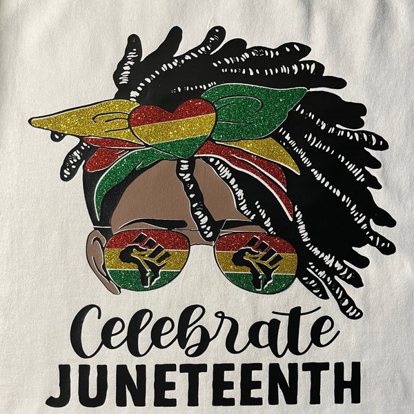 Black Women Locs Hair Celebrate Juneteenth Svg, Juneteenth 1865 ...