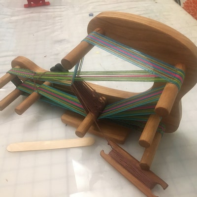 Loom-the Minstrel Inkle Small Travel Sized Weaving Loom-makes 5 Foot ...