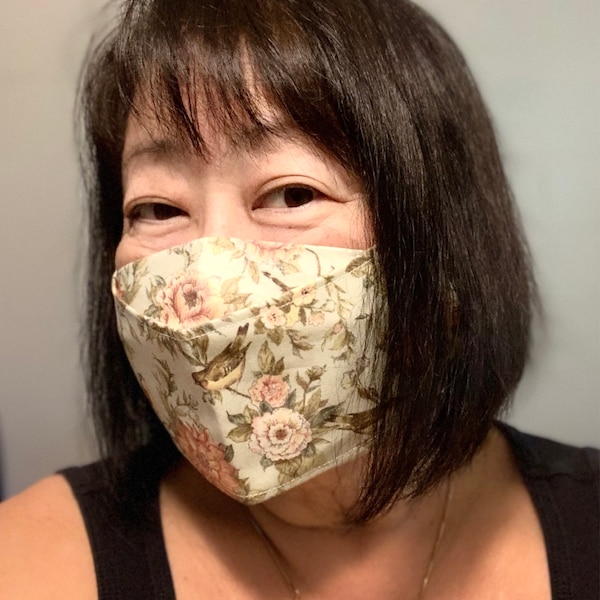 3D Fit Cloth Face Mask 3 Ply With BUILT IN FILTER Non Woven ...